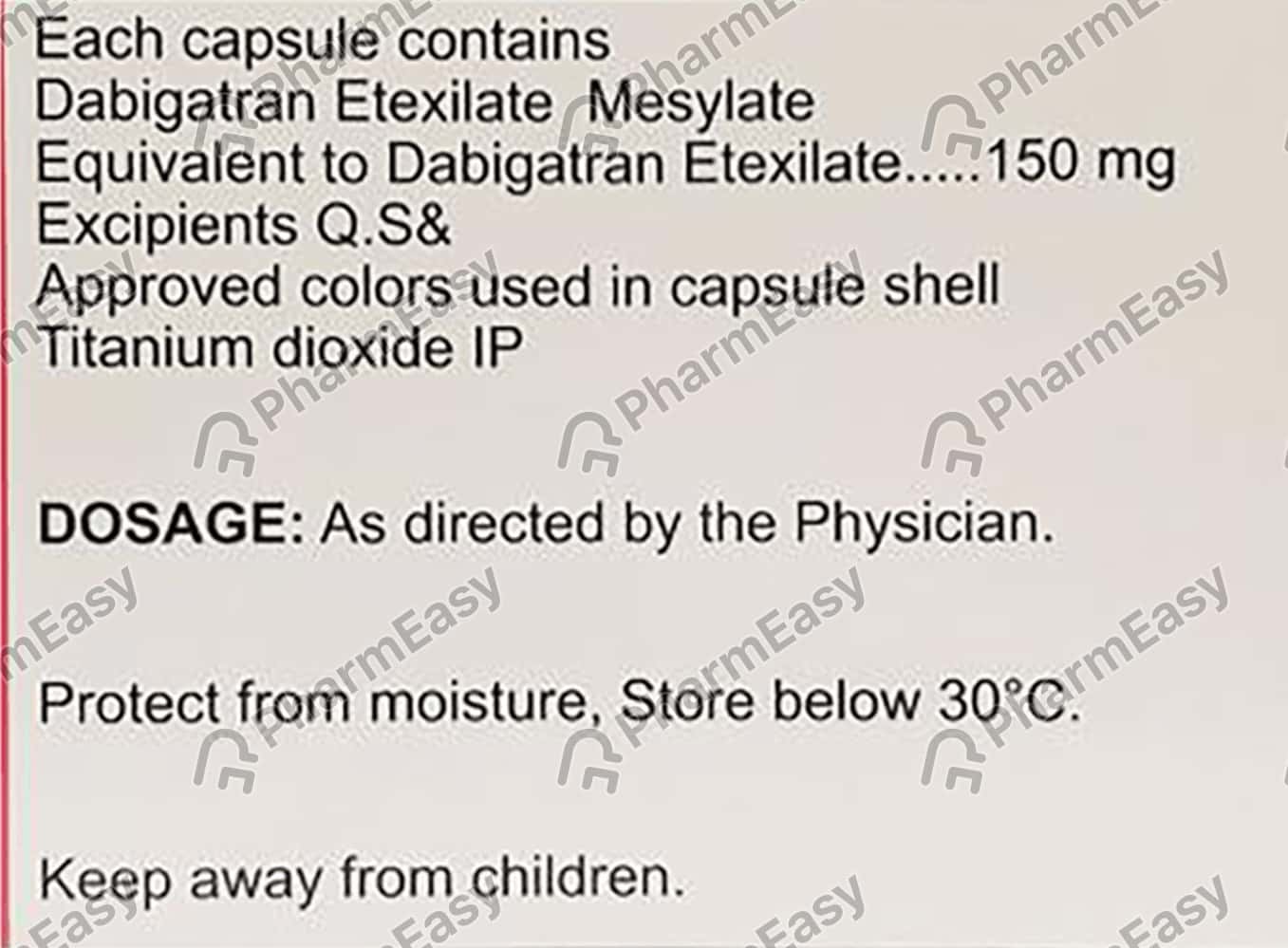 Dabifib 150 MG Capsule (10): Uses, Side Effects, Price & Dosage | PharmEasy