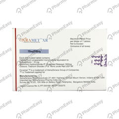 Oxramet Xr 10/500mg Strip Of 7 Tablets: Uses, Side Effects, Price ...
