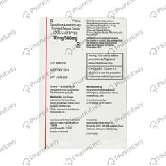 Oxramet Xr 10/500mg Strip Of 7 Tablets: Uses, Side Effects, Price ...