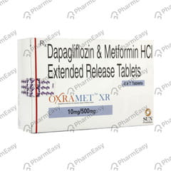 Oxramet Xr 10/500mg Strip Of 7 Tablets: Uses, Side Effects, Price ...