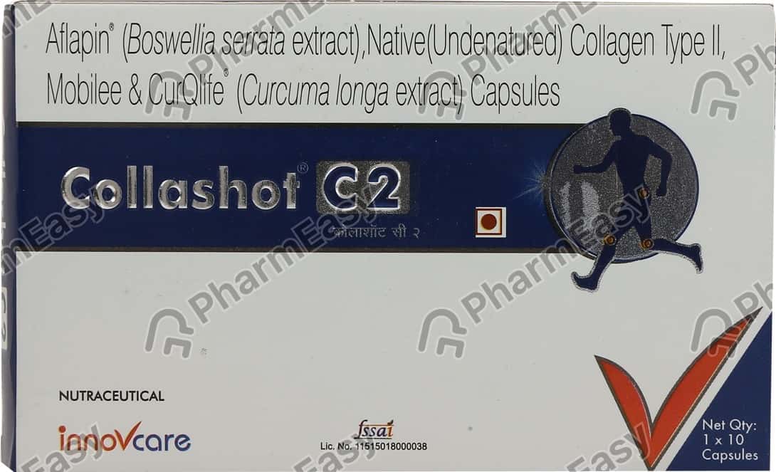 Collashot C2 Strip Of 10 Capsules: Uses, Side Effects, Price & Dosage ...