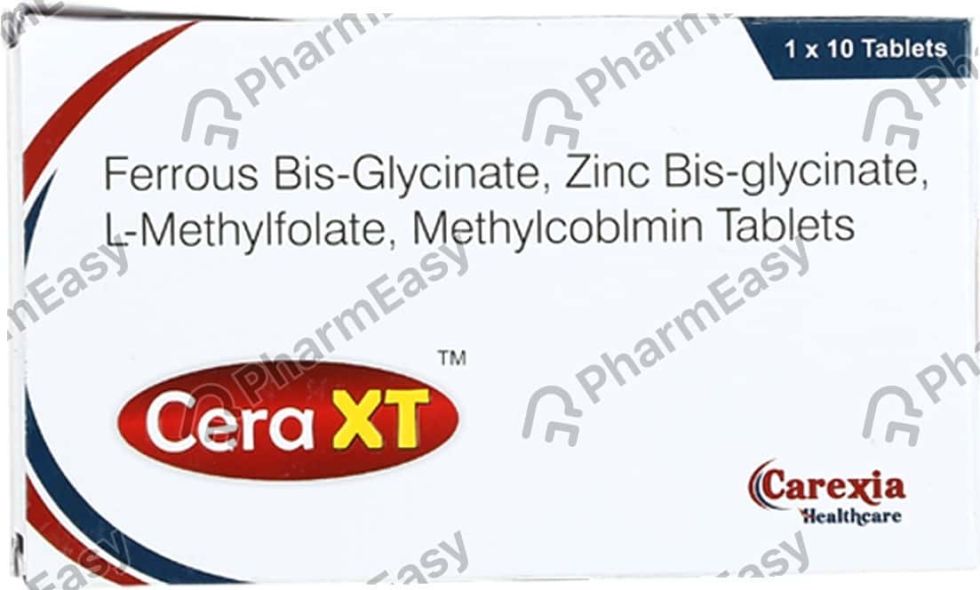 Cera Xt Strip Of 10 Tablets: Uses, Side Effects, Price & Dosage | PharmEasy
