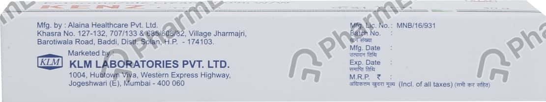 Kenz 2 % Cream (30): Uses, Side Effects, Price & Dosage | PharmEasy