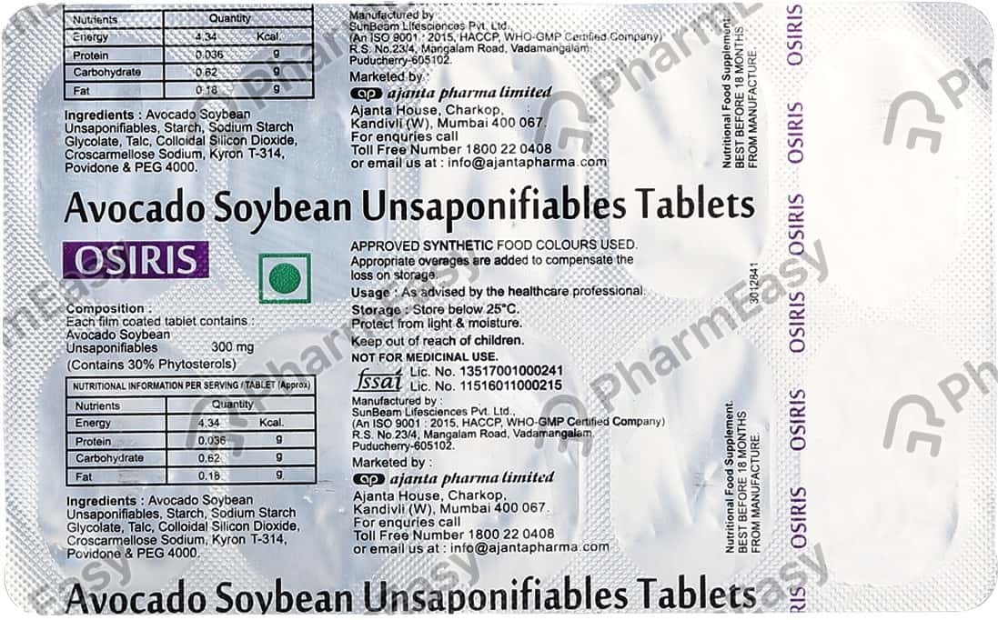 Buy Osiris 300 MG Tablet (10) Online at Flat 15% OFF | PharmEasy