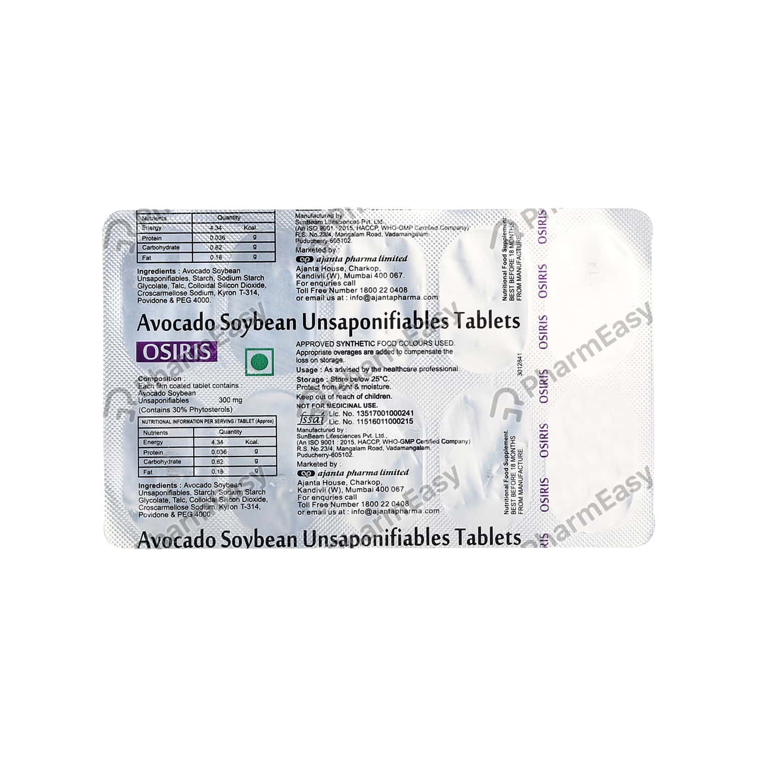 Buy Osiris 300 MG Tablet (10) Online at Flat 18% OFF* | PharmEasy