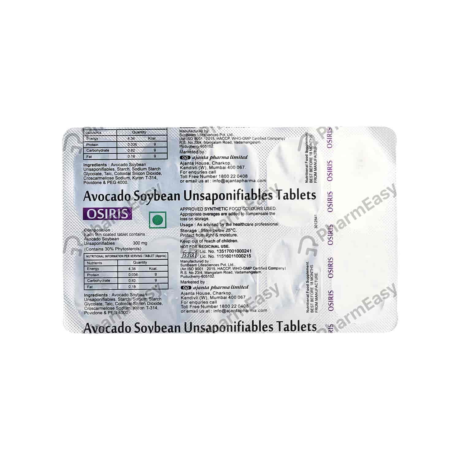 Buy Osiris 300mg Tab 10'S Online at Flat 18% OFF* | PharmEasy