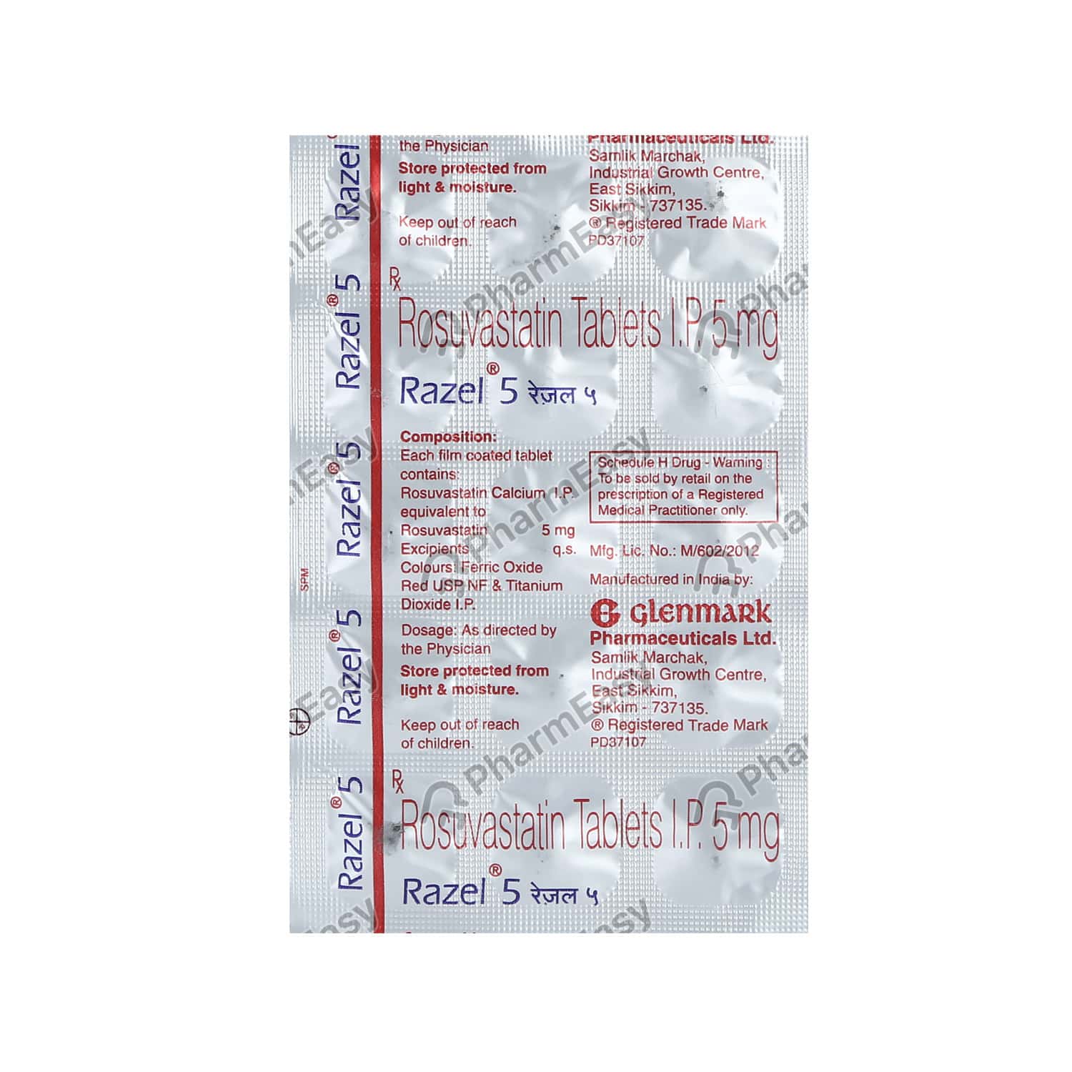 Razel 5 MG Tablet (15) - Uses, Side Effects, Dosage, Composition & Price | PharmEasy