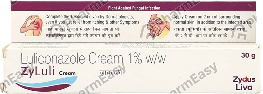 Zyluli 1 % Cream (30): Uses, Side Effects, Price, Dosage & Composition ...