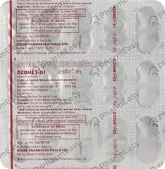 Ozomet G 1mg Strip Of 15 Tablets: Uses, Side Effects, Price & Dosage ...