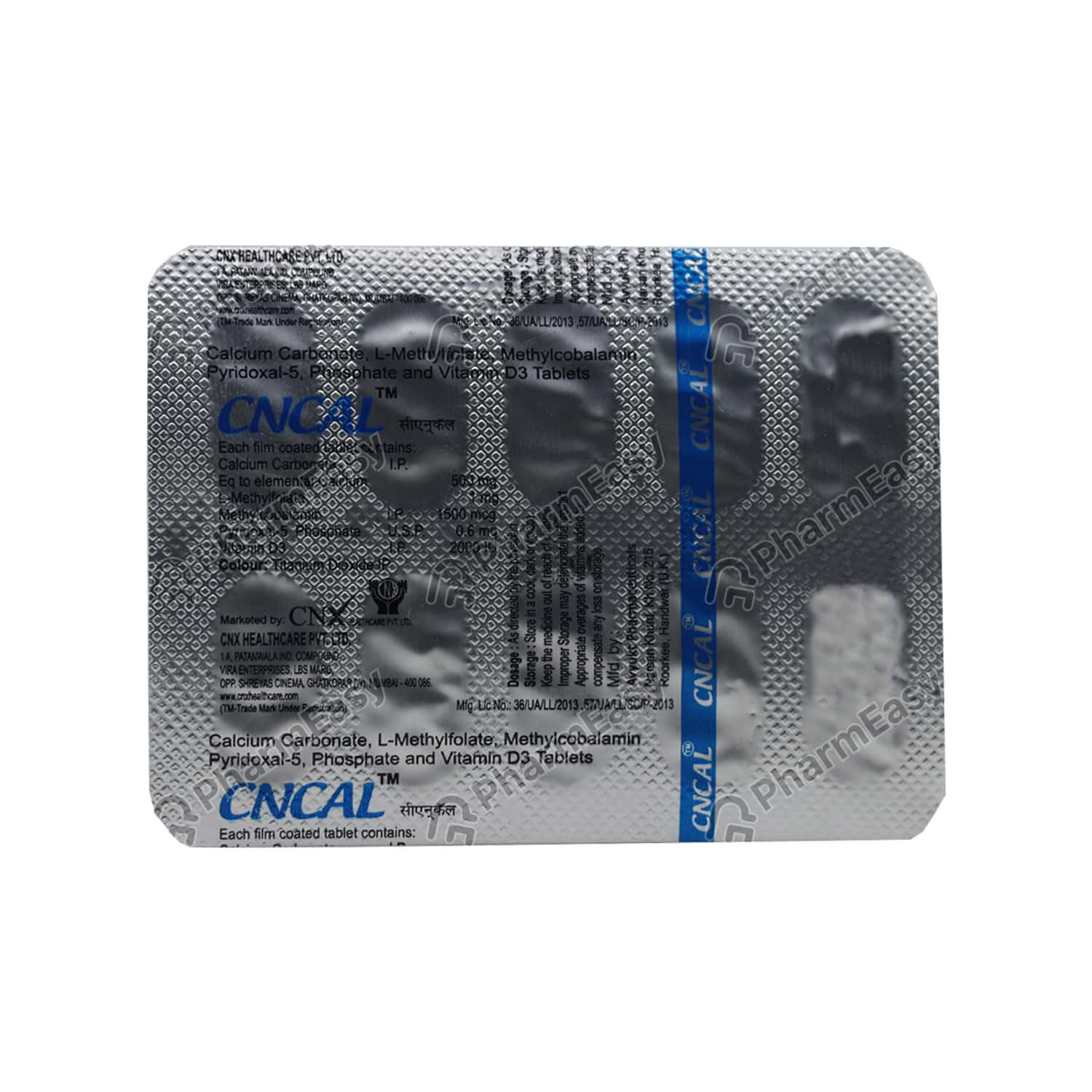Buy Cncal Tab 10'S Online at Flat 18% OFF* | PharmEasy