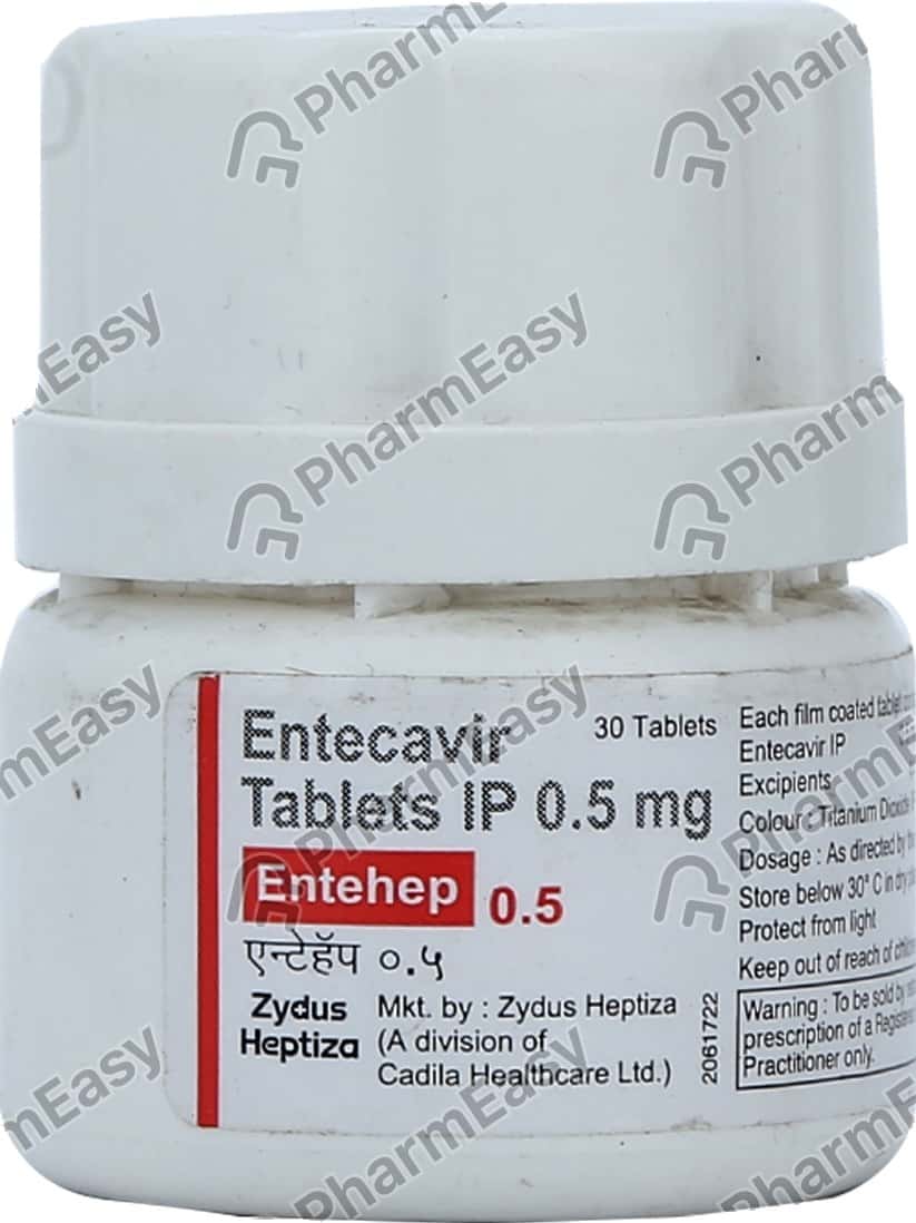 Entehep 0.5 MG Tablet (30): Uses, Side Effects, Price & Dosage | PharmEasy