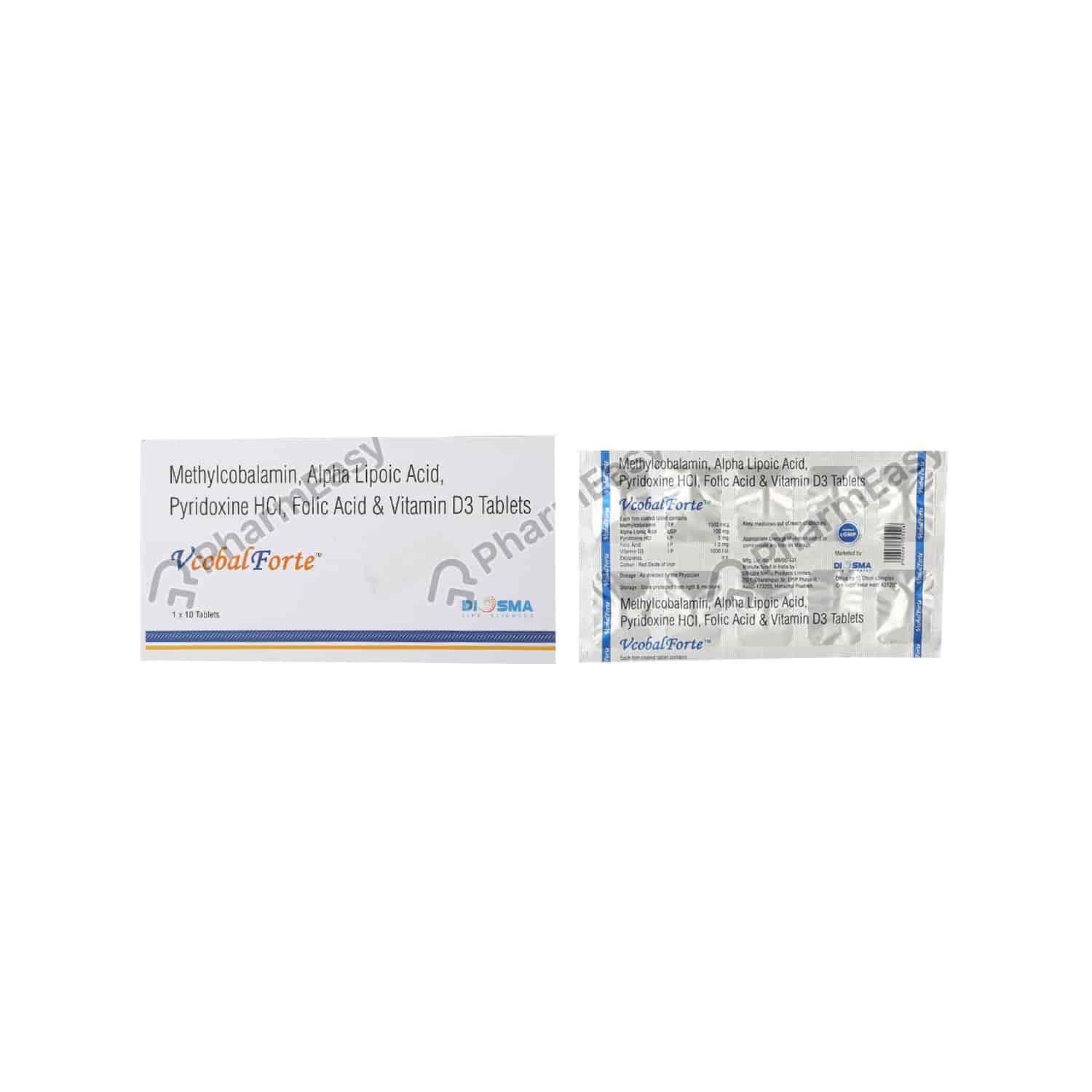 Buy Vcobal Forte Tab 10'S Online at flat 15% off | PharmEasy