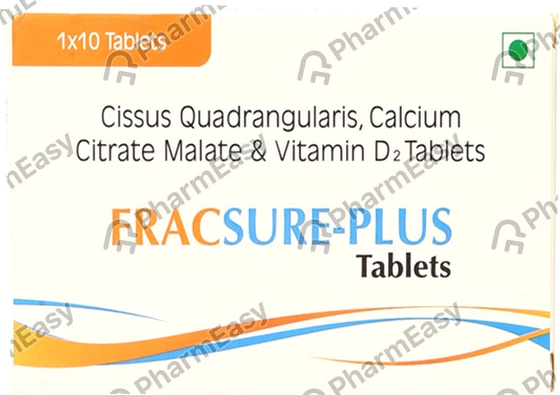 Buy Fracsure Plus Strip Of 10 Tablets Online at Flat 15% OFF | PharmEasy