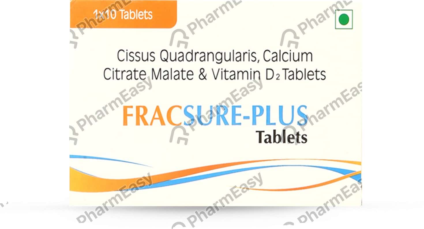 Buy Fracsure Plus Strip Of 10 Tablets Online at Flat 15% OFF | PharmEasy