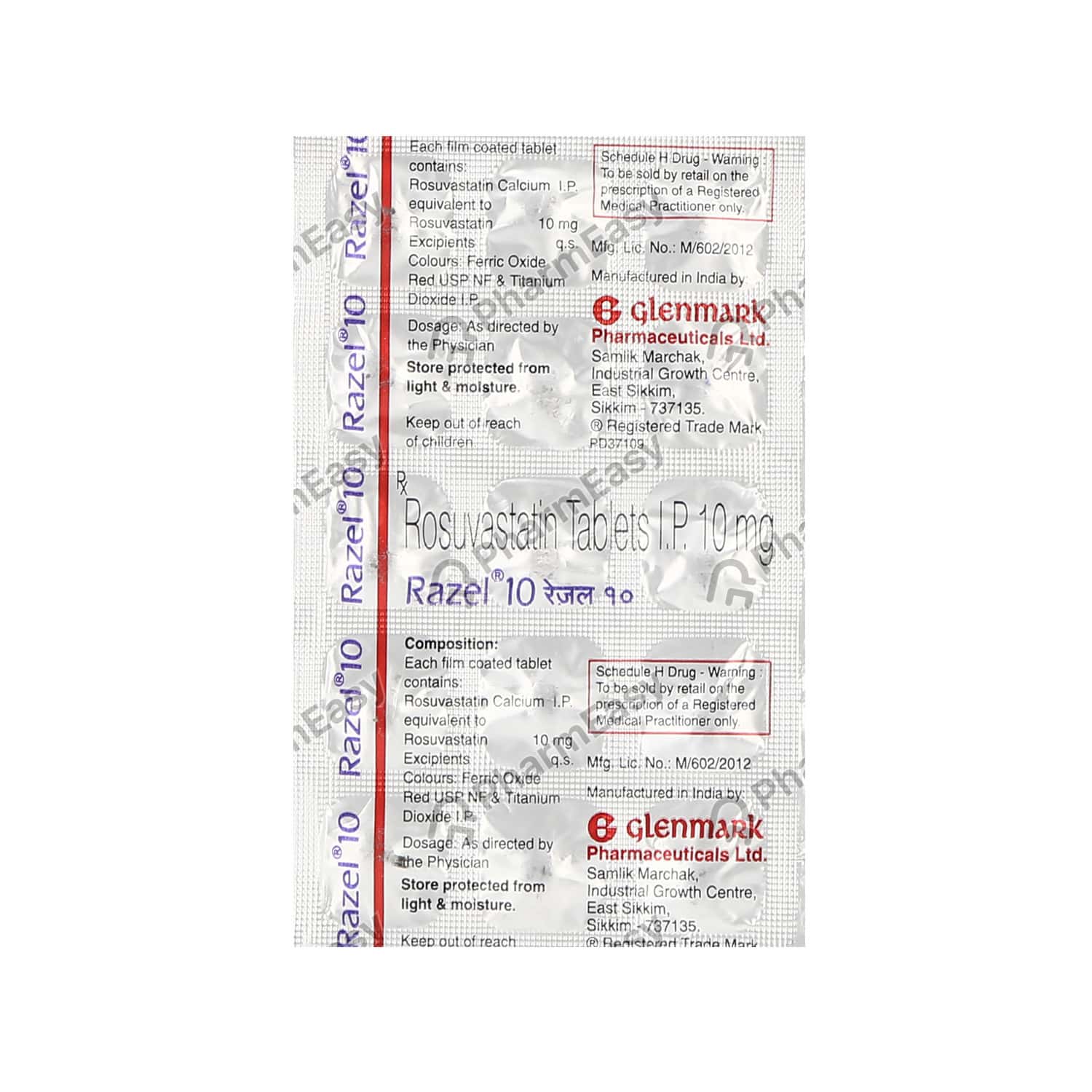 Buy Razel 10 MG Tablet (15) Online at Flat 18% OFF* | PharmEasy