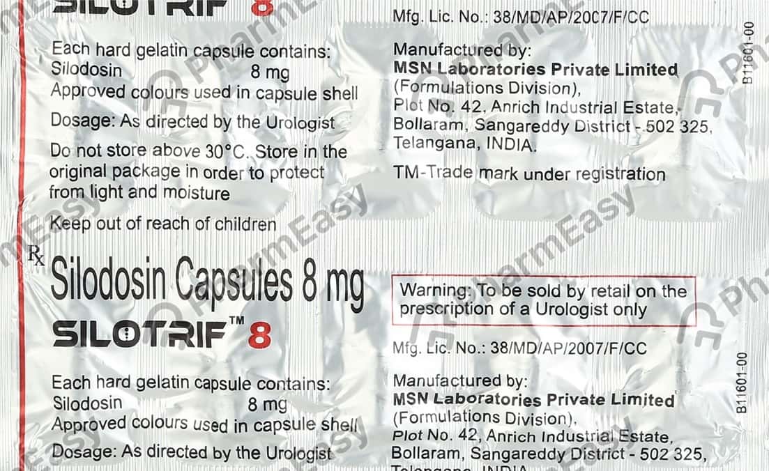Dosin 8 MG Capsule (10): Uses, Side Effects, Price, Dosage ...