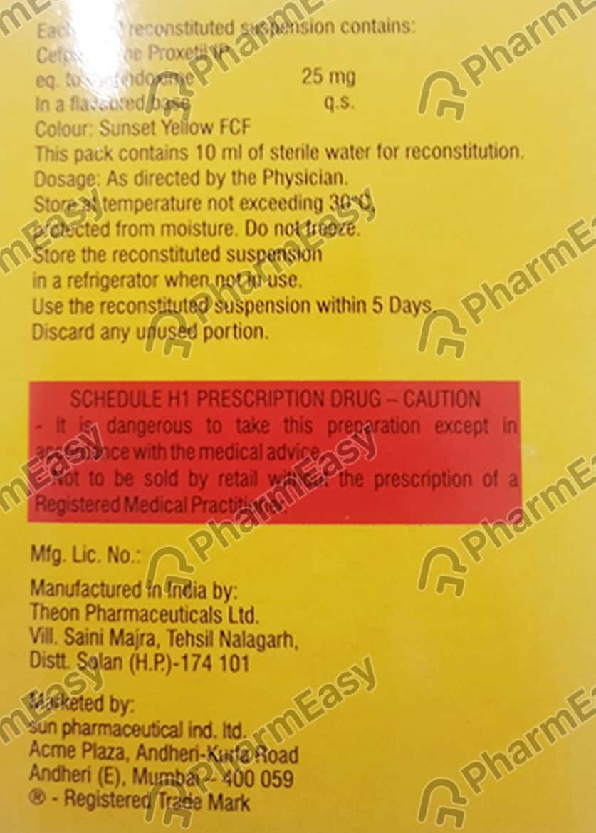 Order Cepodem 25mg Orange Flavour Bottle Of 10ml Oral Drops Online at ...