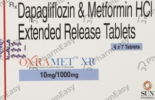 Oxramet Xr 10/1000mg Tablet 7'S: Uses, Side Effects, Price, Dosage ...