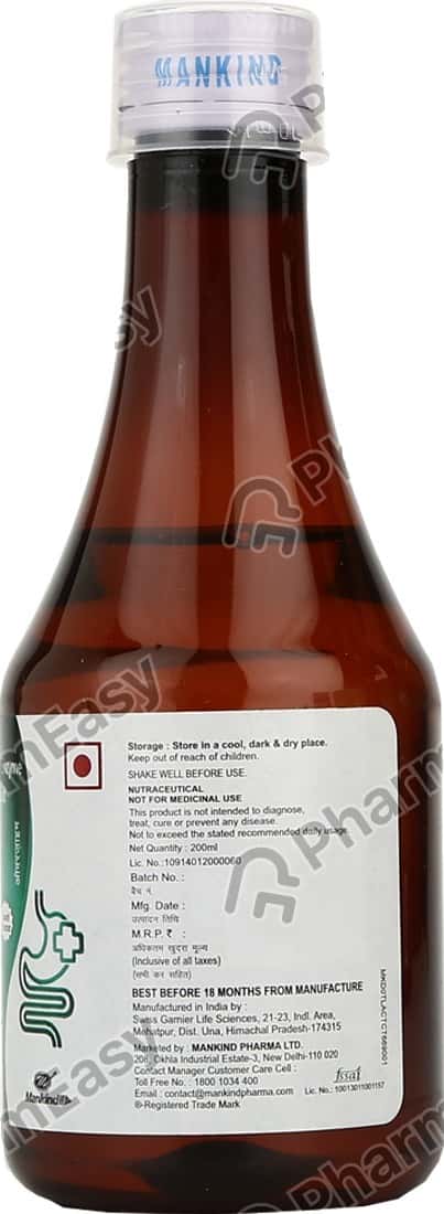 Overzyme Saunf Flavour Bottle Of 200ml Syrup: Uses, Side Effects, Price ...