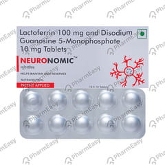Neuronomic Strip Of 10 Tablets: Uses, Side Effects, Price & Dosage ...