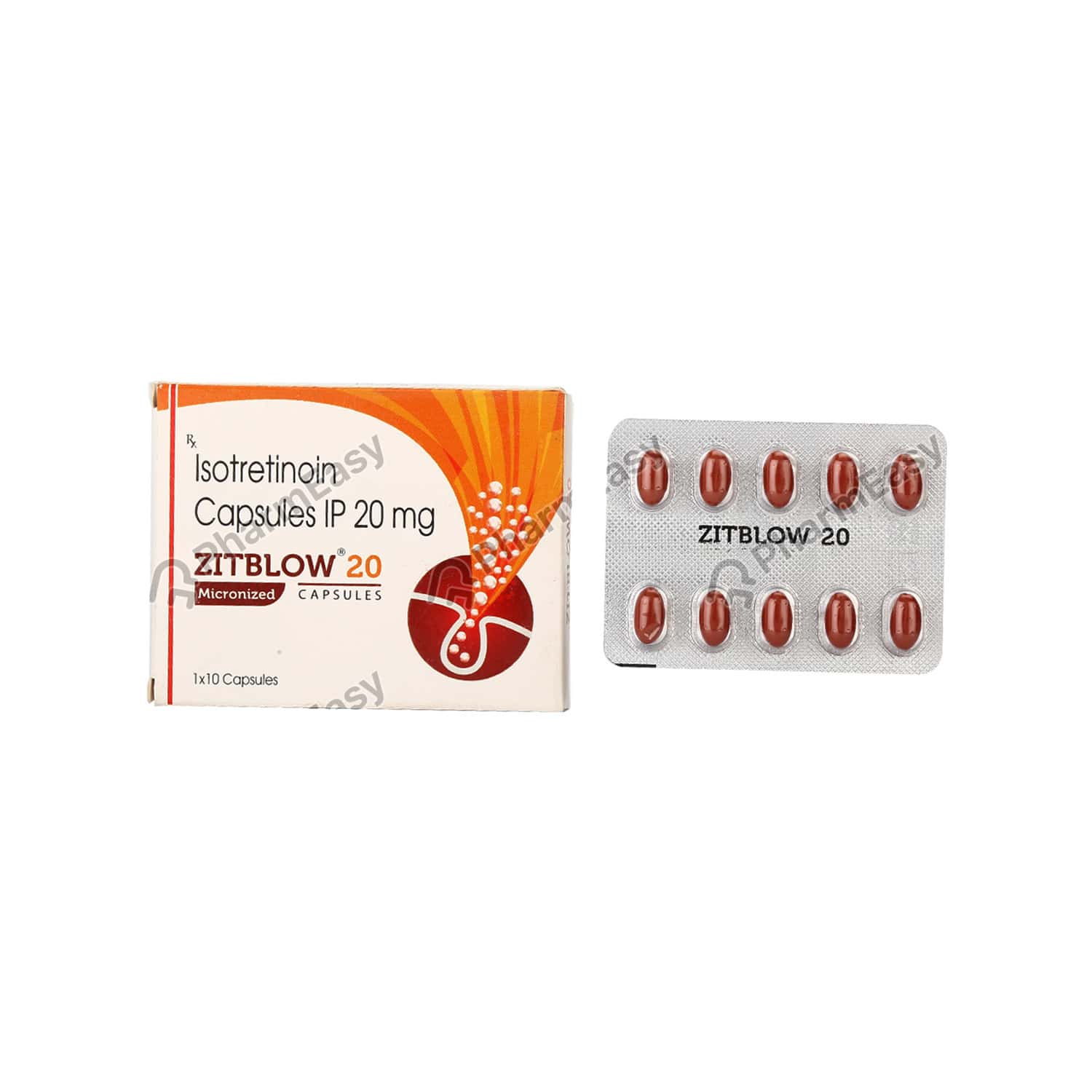 Zitblow 20 MG Capsule (10) - Uses, Side Effects, Dosage, Composition ...