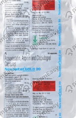 Novastat Gold 20mg Strip Of 10 Capsules: Uses, Side Effects, Price ...