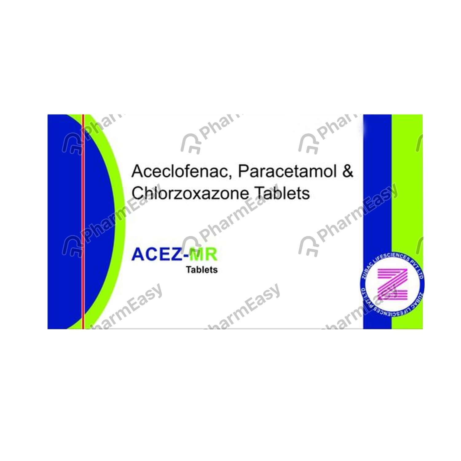 Buy Acespaz Mr Tablet (10) Online at Flat 18% OFF* | PharmEasy