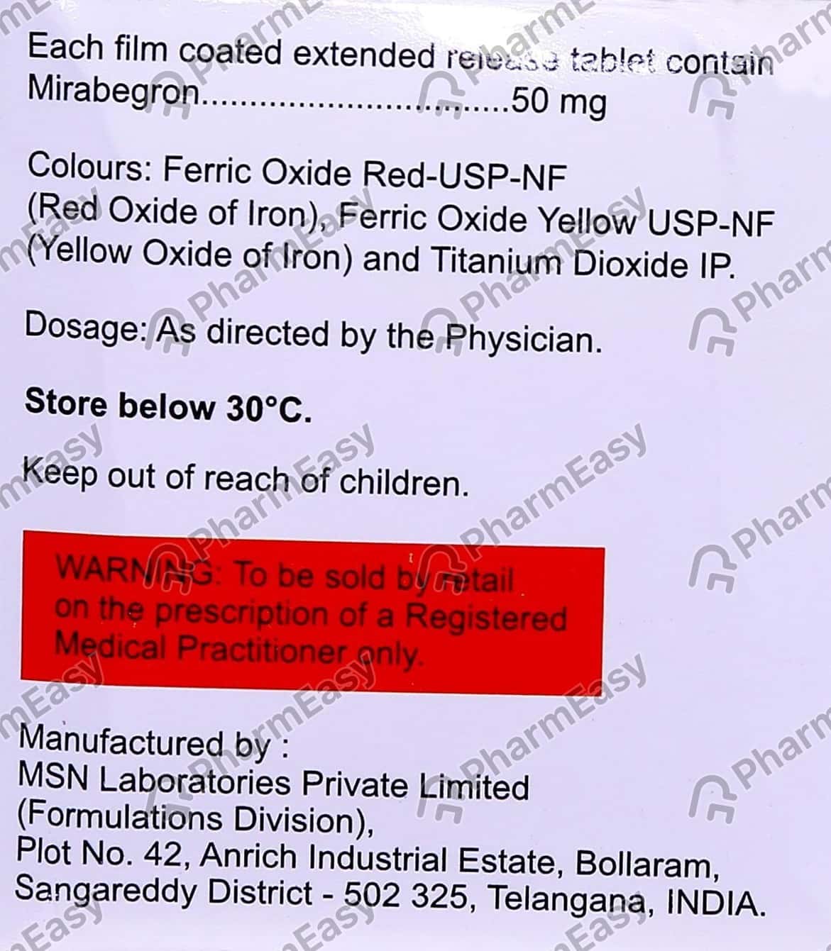 Mirakem 50 MG Tablet (10): Uses, Side Effects, Price & Dosage | PharmEasy