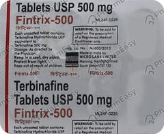 Fintrix Af 500 MG Tablet (7): Uses, Side Effects, Price & Dosage | PharmEasy