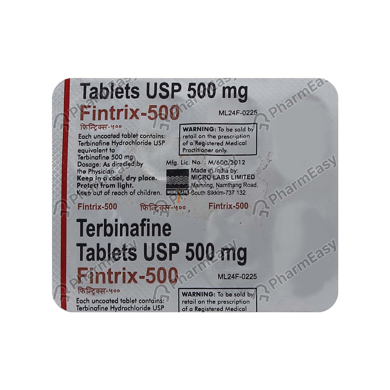 Fintrix Af 500 MG Tablet (7) - Uses, Side Effects, Dosage, Composition & Price | PharmEasy