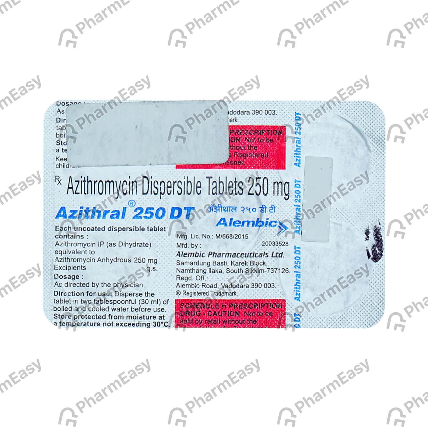 Azithral 250 MG Tablet (10): Uses, Side Effects, Price & Dosage | PharmEasy