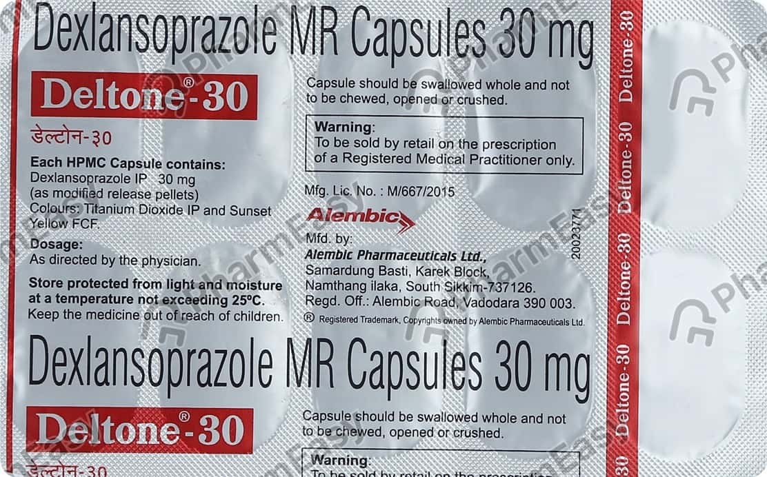 Deltone 30 MG Capsule (10): Uses, Side Effects, Price & Dosage | PharmEasy