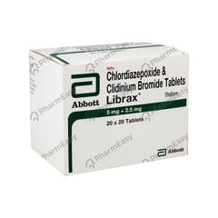 Buy Librax Strip Of 20 Tablets Online & Save Up to 24% at PharmEasy