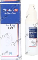 Otodac Dx Ear Drops 5ml: Uses, Side Effects, Price & Dosage | PharmEasy