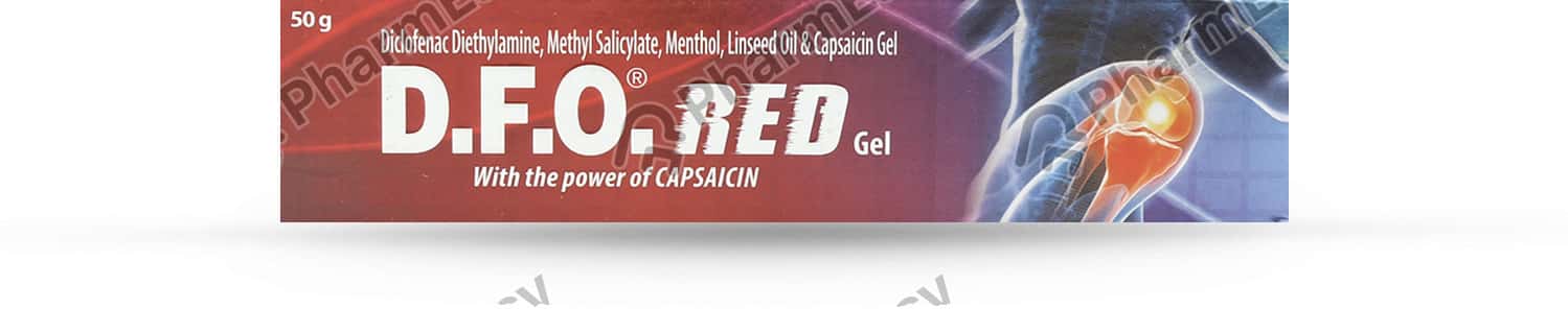 Buy Dfo Red Tube Of 50gm Gel Online at Flat 15% OFF | PharmEasy