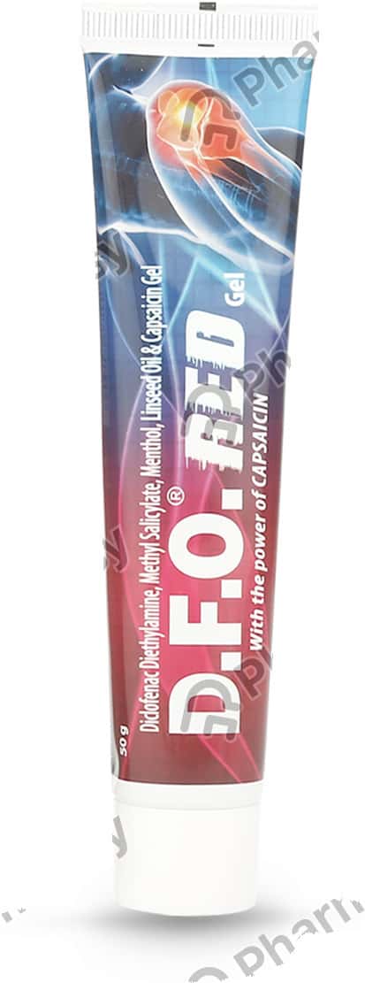 Buy Dfo Red Gel 50gm Online at Flat 15% OFF | PharmEasy