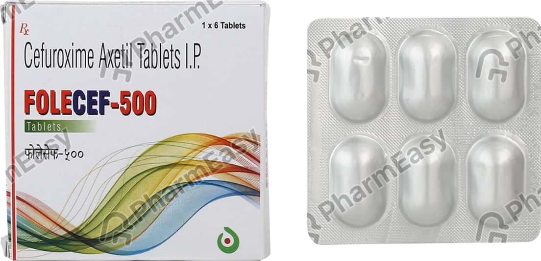 Folecef 500 MG Tablet (6): Uses, Side Effects, Price & Dosage | PharmEasy