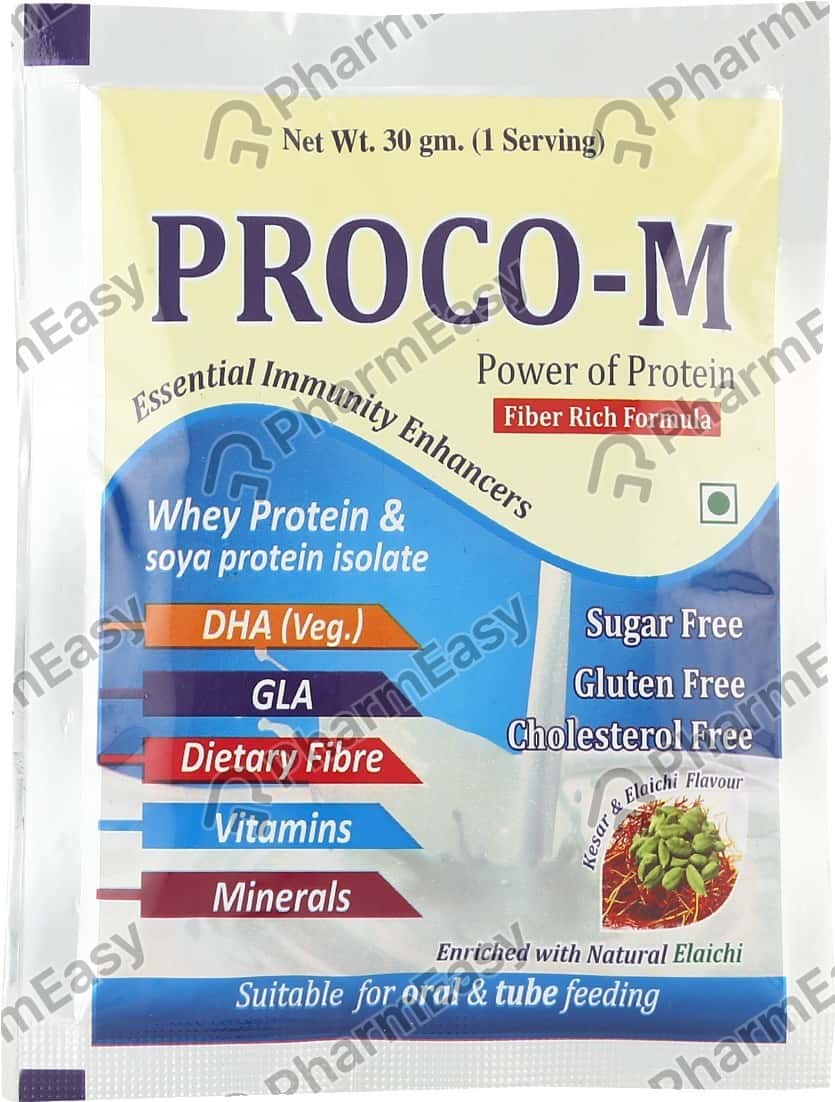 Buy Proco M Oral Powder (30) Online at Flat 15% OFF | PharmEasy