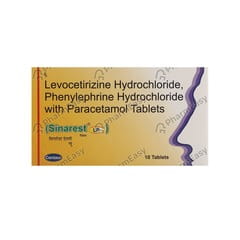 New Sinarest Lp Strip Of 10 Tablets - Uses, Side Effects, Dosage ...