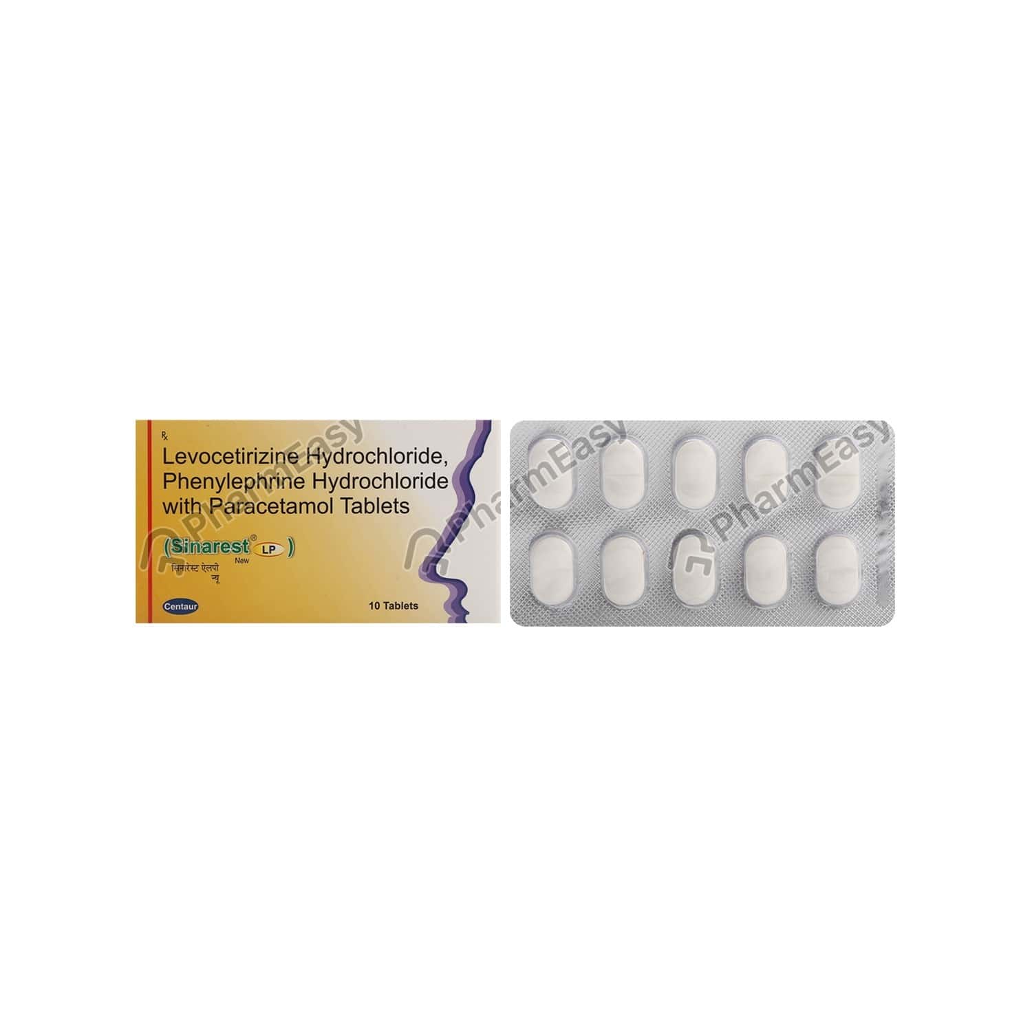 New Sinarest Lp Strip Of 10 Tablets - Uses, Side Effects, Dosage ...