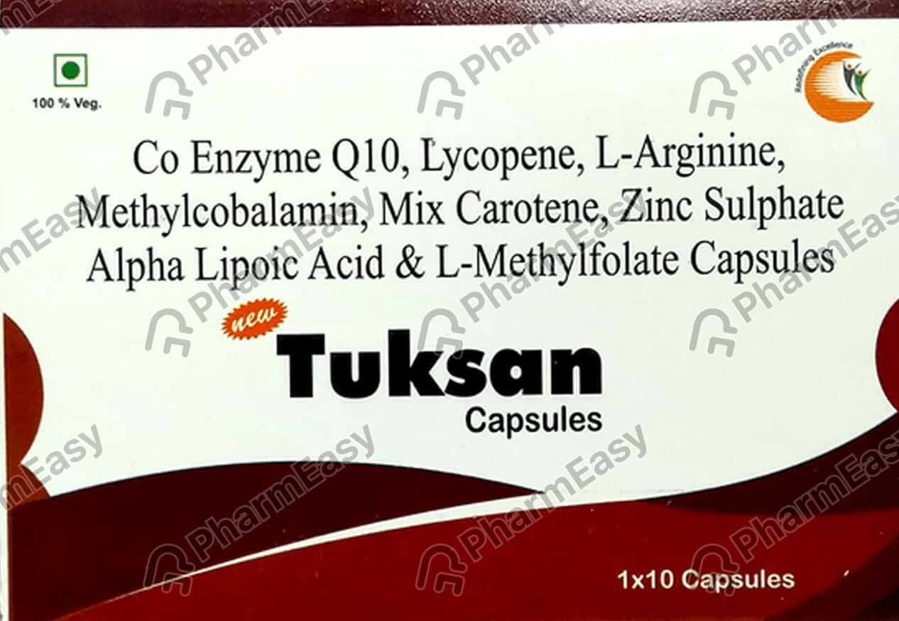Buy New Tuksan Strip Of 10 Capsules Online at Flat 15% OFF | PharmEasy