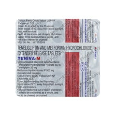 Teniva M Strip Of 15 Tablets: Uses, Side Effects, Price & Dosage ...