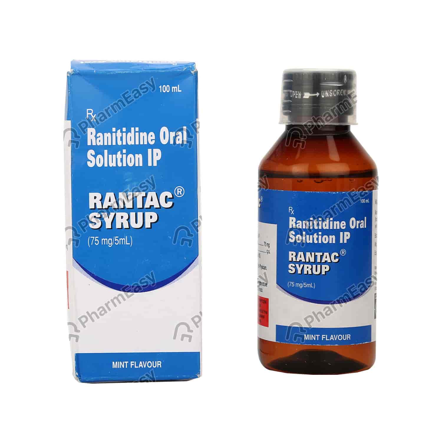 Rantac Mint Flavour Syrup 100ml - Uses, Side Effects, Dosage ...