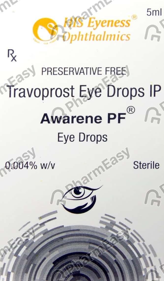 Buy Awarene Pf 0.004 % Eye Drop (5) Online at Flat 15% OFF | PharmEasy