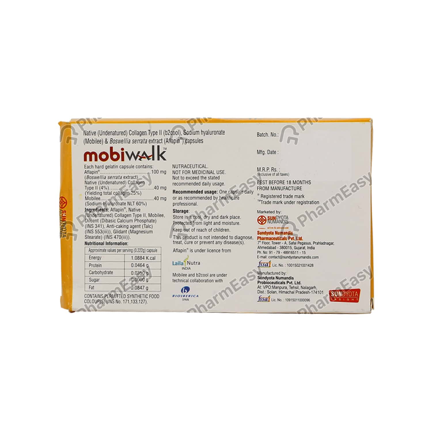 Buy Mobiwalk Cap 10'S Online at Flat 18% OFF* | PharmEasy