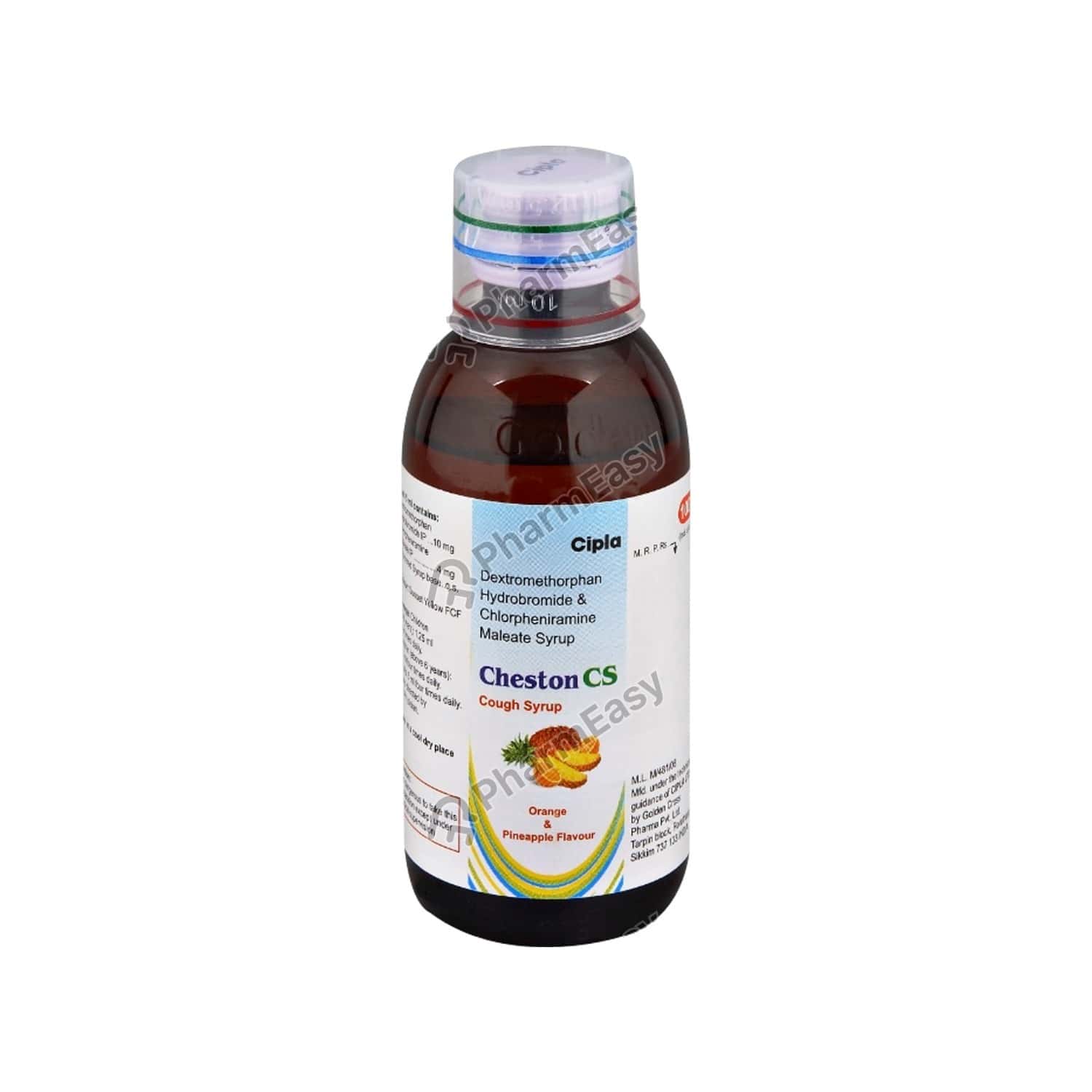 Buy Cheston Cs Orange Pineapple Flavour Bottle Of 100ml Syrup Online at ...