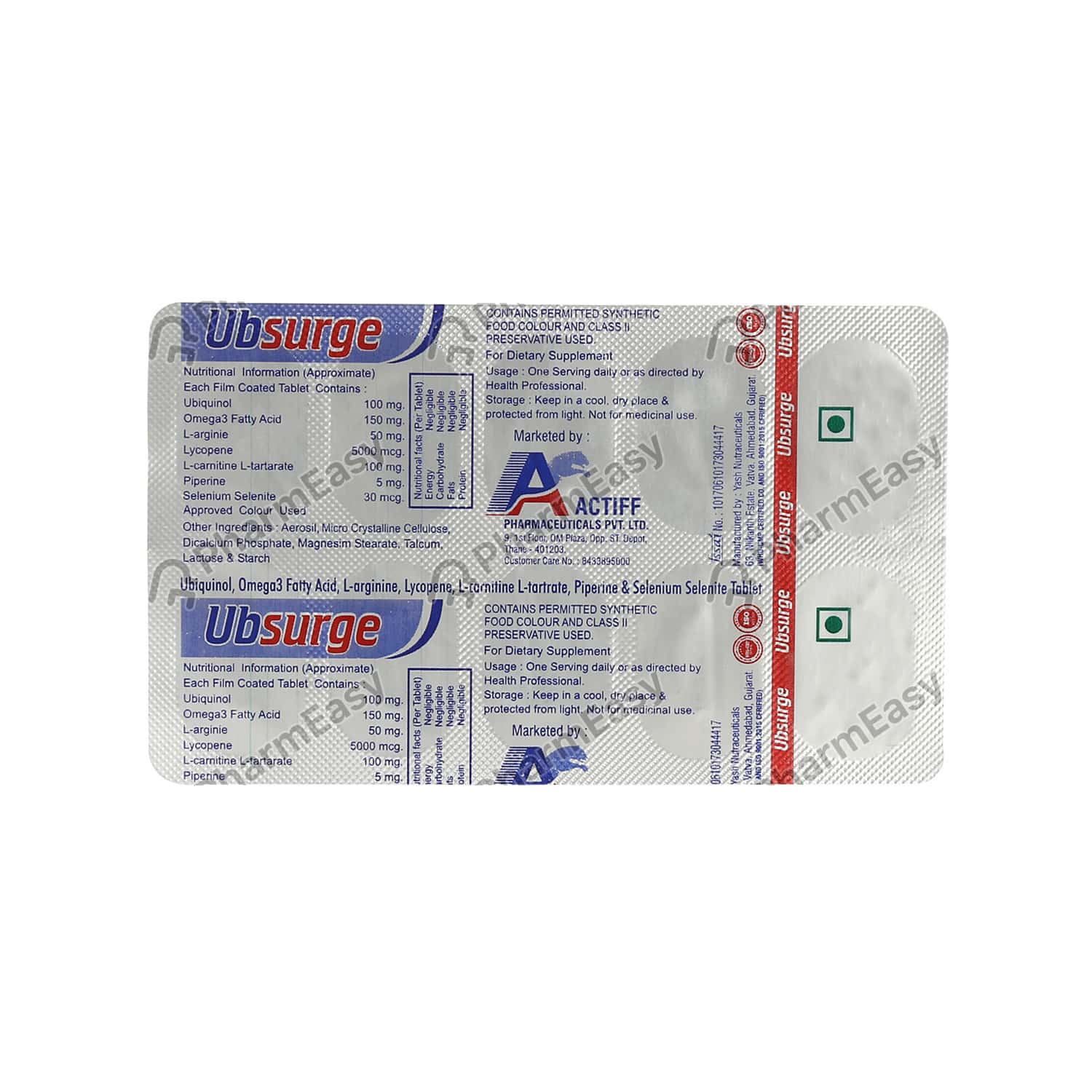 Buy Ubsurge Tab 10'S Online at Flat 18% OFF* | PharmEasy