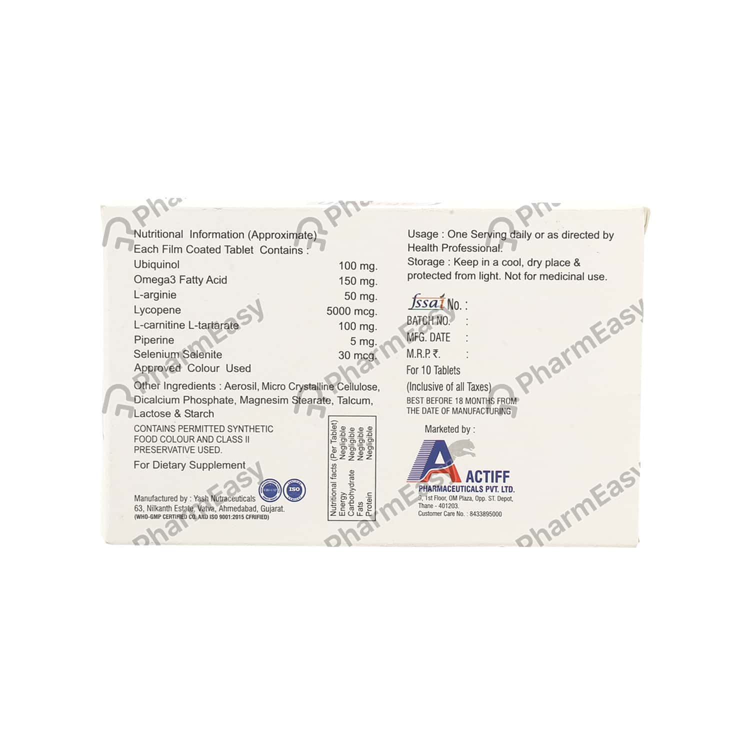 Buy Ubsurge Tab 10'S Online at Flat 18% OFF* | PharmEasy