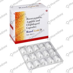 Razel Gold 10/75/75mg Strip Of 15 Capsules: Uses, Side Effects, Price ...