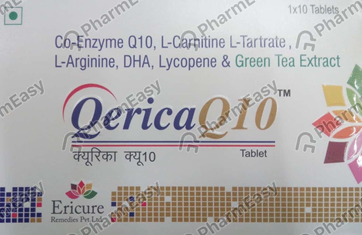 Buy Qerica Q10 Tablet (10) Online at Flat 15% OFF | PharmEasy
